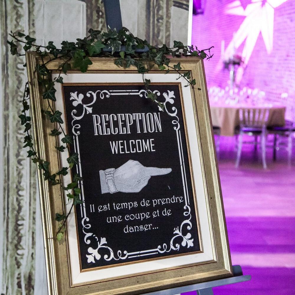 Rêveries et Bois Cadre RECEPTION seul sans chevalet